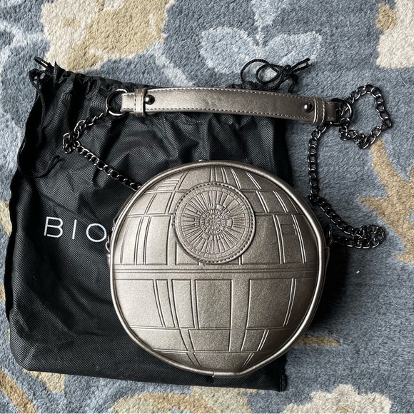 Bioworld | Bags | Bioworld Star Wars Metallic Death Star Crossbody ...